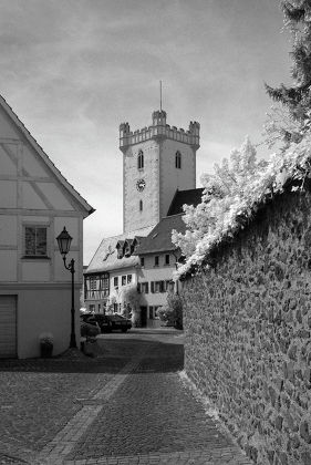 Church Steeple Historic Town Center Steinheim Editorial Stock Photo ...