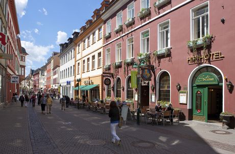 Old Main Street Traditional Shopping Street Editorial Stock Photo ...
