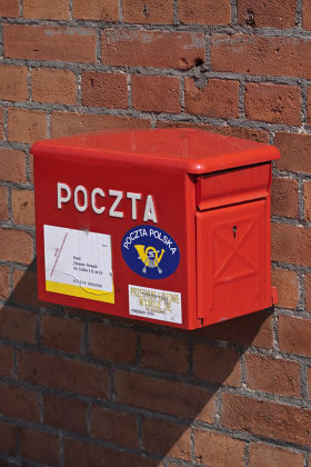 Polish Letterbox Poczta Polska Polish Post Editorial Stock Photo ...