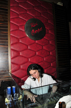 Female Disc Jockey Dj Djane Red Editorial Stock Photo - Stock Image ...