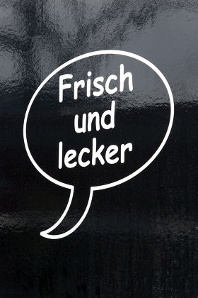 Frisch Und Lecker German Fresh Delicious Editorial Stock Photo - Stock ...