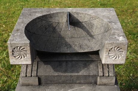 Replica Ancient Roman Sundial Called Scaphe Editorial Stock Photo ...
