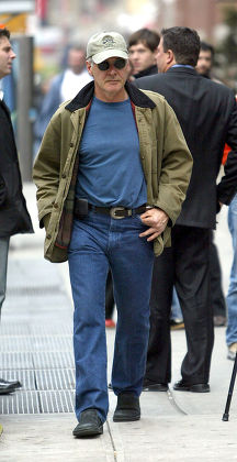 Harrison Ford Loading His Motorcycle Onto Editorial Stock Photo - Stock ...