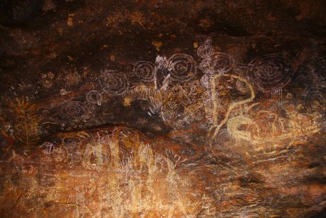Aboriginal Mural Paintings Ayers Rock Uluru Editorial Stock Photo ...