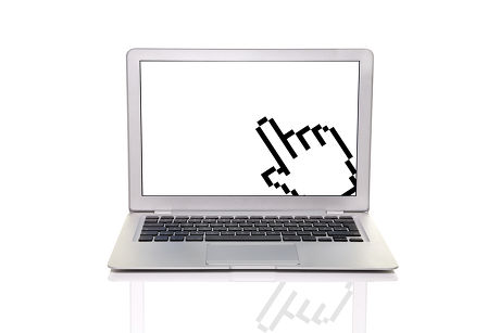 Laptop Cursor On Screen Editorial Stock Photo - Stock Image | Shutterstock