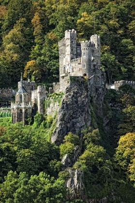 Burg Rheinstein Castle Middle Rhine Valley Editorial Stock Photo ...