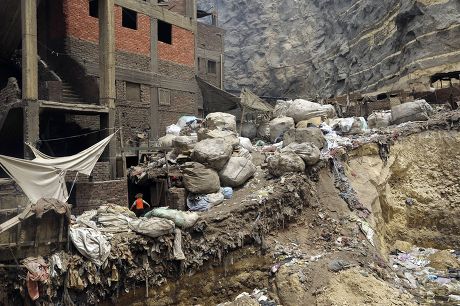 Muqattam Village Garbage City Zabbaleen Word Editorial Stock Photo ...