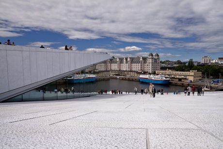 Oslo Opera House Operahuset Striking White Editorial Stock Photo ...