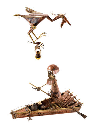 Puppet Ferryman Charon Crossing River Death Editorial Stock Photo ...