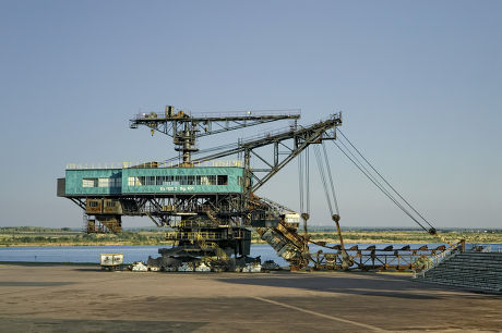 Old Lignite Excavator Coal Digger Ferropolis Editorial Stock Photo ...