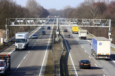 Tollgate Autobahn Toll Collection German Highway Editorial Stock Photo ...