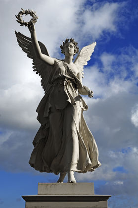 Sculpture Floating Victoria Angel Peace Front Editorial Stock Photo ...