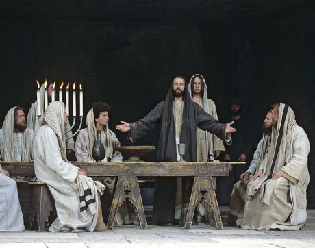 Passover Meal Scene Performance Passion Plays Editorial Stock Photo ...