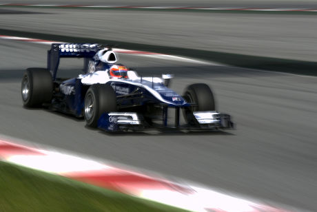Motorsports Rubens Barrichello Brazil Williams Fw31 Editorial Stock ...