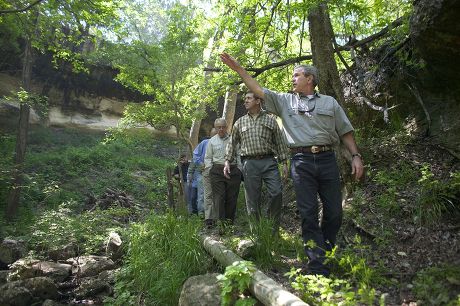 George W Bush Leads Tour Prairie Editorial Stock Photo - Stock Image ...