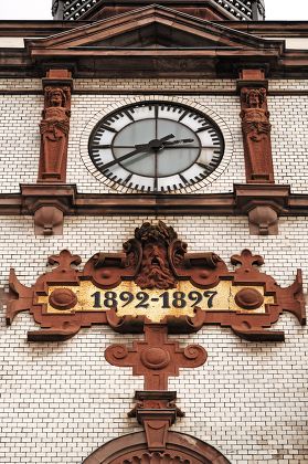 Turret Clock Decorative Mosaic Year 18921897 Editorial Stock Photo ...