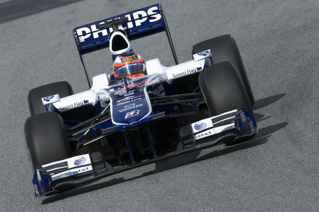 Motorsports Rubens Barrichello Brazil Williams Fw31 Editorial Stock ...