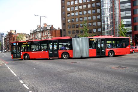 Red London Bendy Bus Editorial Stock Photo - Stock Image | Shutterstock