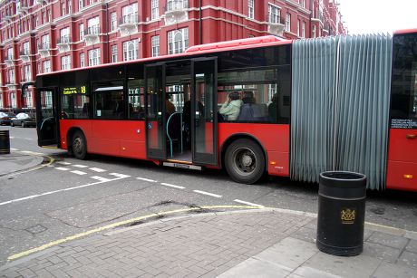 Red London Bendy Bus Editorial Stock Photo - Stock Image | Shutterstock