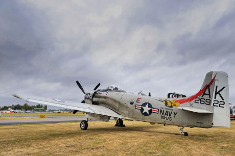 Douglas A1d Skyraider North Weald Airfield Editorial Stock Photo ...