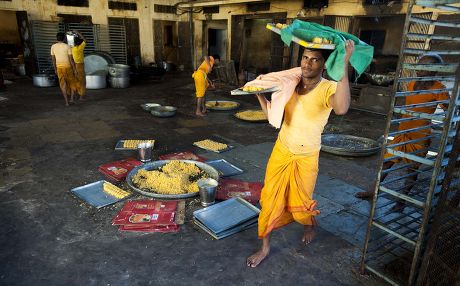 Indian Hindu Devotees Make Sweet Desserts Editorial Stock Photo - Stock ...
