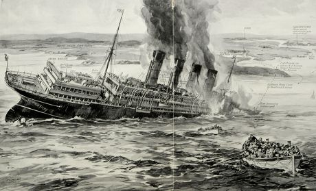 Lusitania Captain Turner Lusitania Editorial Stock Photo - Stock Image ...