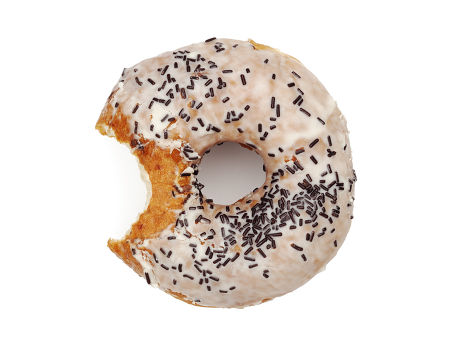 Doughnut Bite Taken Out Editorial Stock Photo - Stock Image | Shutterstock