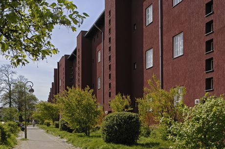 Rote Front Building Hufeisensiedlung Horseshoe Estate Editorial Stock ...