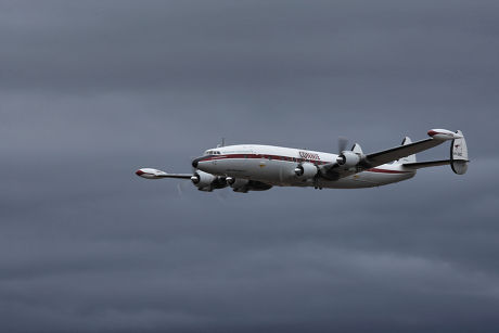 Classic Aircraft Lockheed Super Constellation C121c Editorial Stock ...