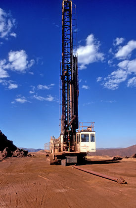 Earth Drill Hamersley Iron Ore Mine Editorial Stock Photo - Stock Image ...