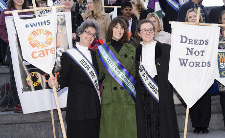 Helen Parkhurst Gemma Arterton Laura Pankhurst Editorial Stock Photo ...