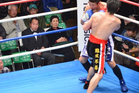 Iwao Hakamada attends boxing event at Korakuen Hall in Tokyo, Japan ...