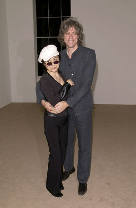 Yoko Ono Bob Geldof Dancing Editorial Stock Photo - Stock Image ...