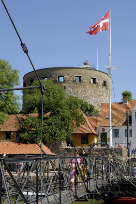 Great Tower Flag Old Christiansoe Fortress Editorial Stock Photo ...