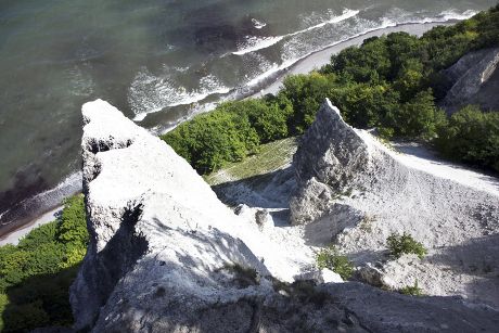 Koenigstuhl Chalk Cliff Cliffs Chalk Coast Editorial Stock Photo ...