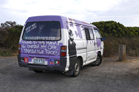 Backpackers Rental Camper Van Victoria Australia Editorial Stock Photo ...