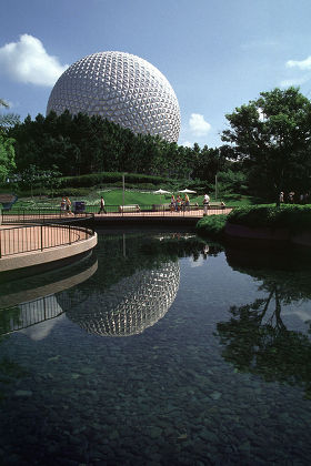 Spaceship Earth Epcot Experimental Prototype Community Editorial Stock ...