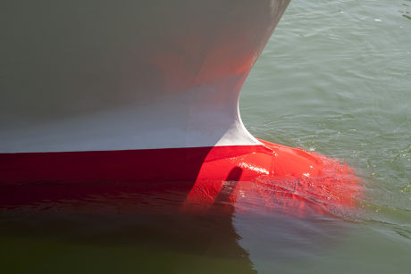 Bulbous Bow Under Water Bow Hull Editorial Stock Photo - Stock Image ...