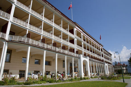 Hotel Schatzalp Schatzalp Mountain Resort Art Editorial Stock Photo ...