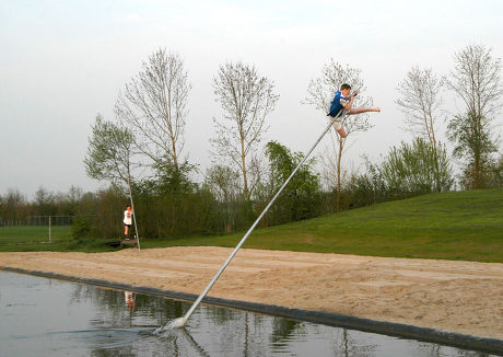 Dutch Sport Fierljeppen Editorial Stock Photo - Stock Image | Shutterstock