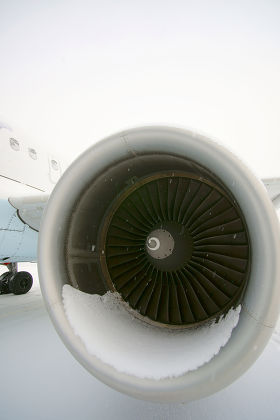 Snow Winter Engine Condor Airbus A320 Editorial Stock Photo - Stock ...