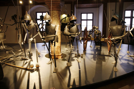 Display Medieval Weapons Armors Festungsmuseum Fortress Editorial Stock ...