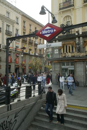 Plaza Puerto De Sol Editorial Stock Photo - Stock Image | Shutterstock