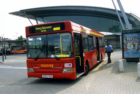 Rail Replacement Service Bus Stratford Station Editorial Stock Photo ...