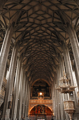 Nave Fan Vault Kleine Orgel Small Editorial Stock Photo - Stock Image ...