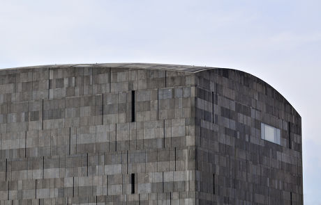 Basalt Lava Stone Facade Detail Museum Editorial Stock Photo - Stock ...
