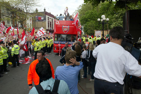 Arsenal Parade Premiership Trophy Editorial Stock Photo - Stock Image ...