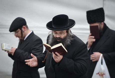 Hasidic Jews On Pilgrimage Editorial Stock Photo - Stock Image ...