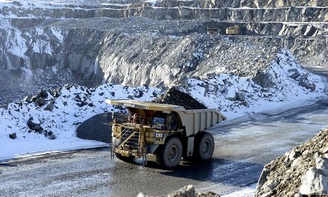 Truck Kevitsa Copper Nickel Mine Kevitsas Editorial Stock Photo - Stock ...