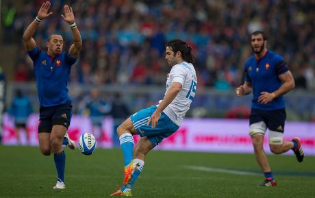 Italian Fullback Luke Mclean Clears His Editorial Stock Photo - Stock ...